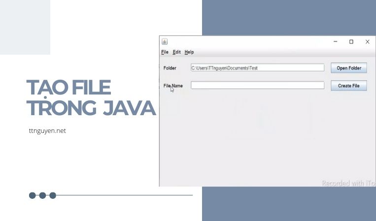 [JFilechooser] Lấy đường dẫn File trong Java | Tạo File mới