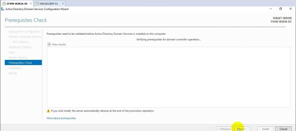 Hướng dẫn cấu hình và cài đặt Domain Controller