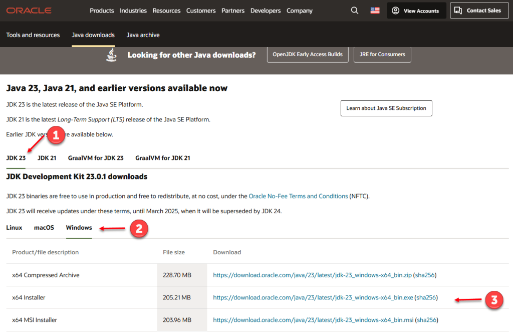 Hướng dẫn cài đặt JDK mới nhất trên Windows